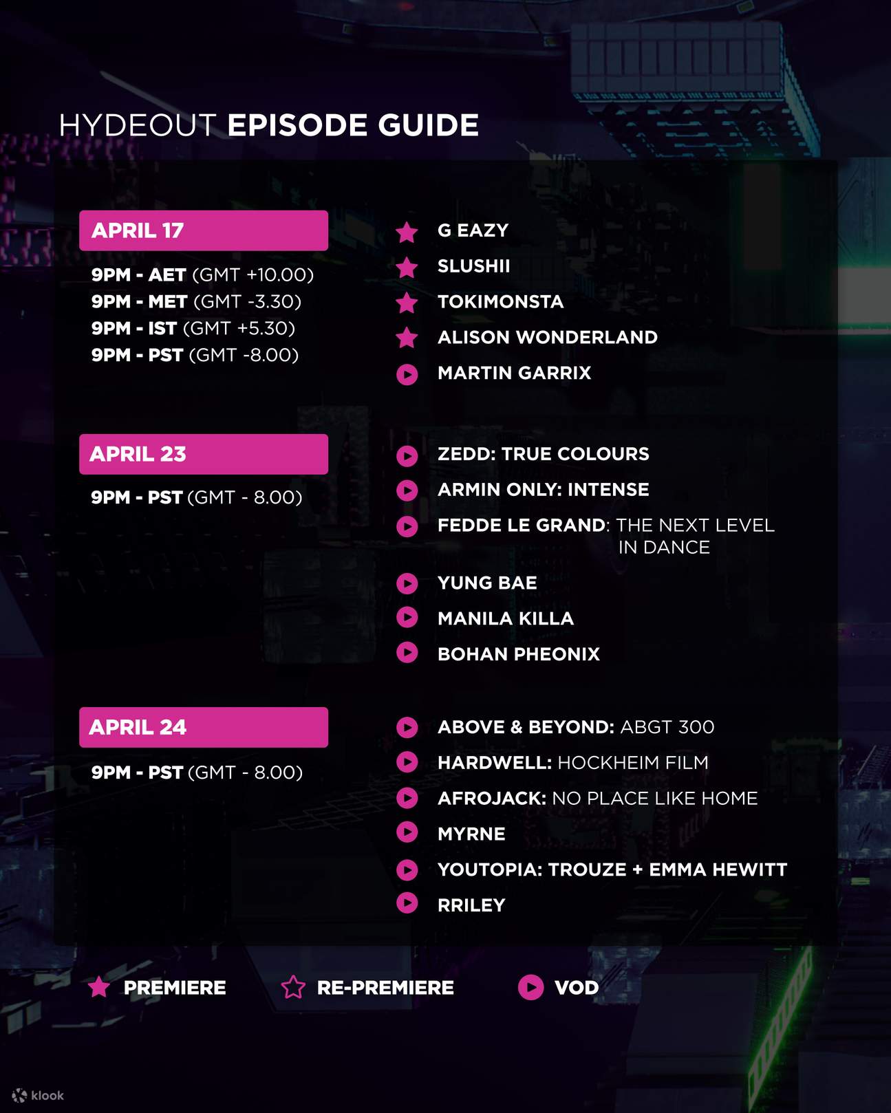 Hydeout: The Prelude Pass - Klook United Kingdom